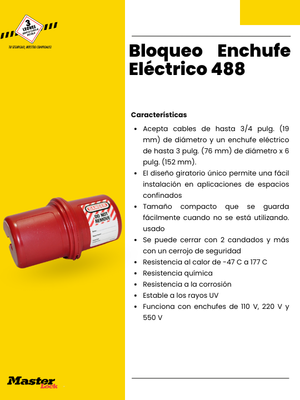 Bloqueo Enchufe Electrico 488